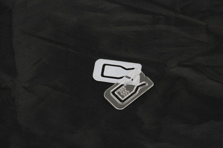 Transparent Plastic clothing clips in normal size Professional