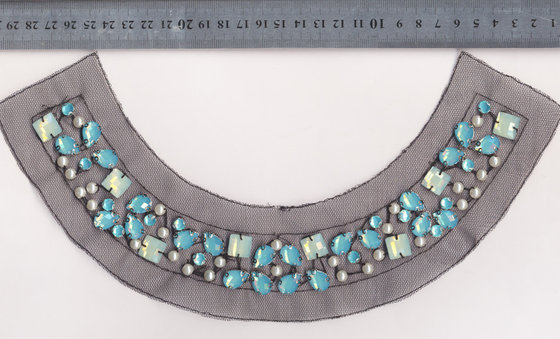 Elegant Beads Trimming Clothes Handmade Beaded Jewelry Crystals Pearl