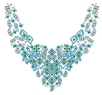 Big Eagle Pattern Rhinestone Heat Transfers for clothes with Hot Fix