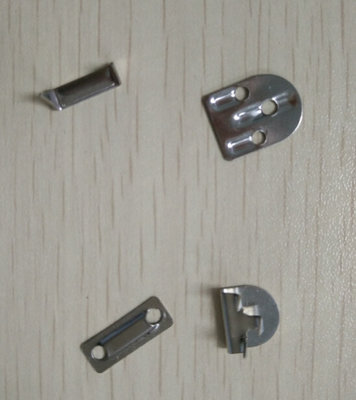 Iron Hook and Eye 4 Parts 3 Prongs Metal Trim 0.5" Garment Accessories