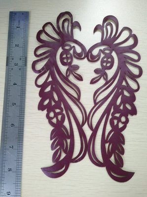 Wine Color Double Heat Transfer Rhinestones For Clothing Eco-Friendly