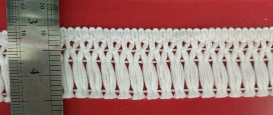 Short Fringe Qmilch Water Soluble Lace / Tassel For Decoration