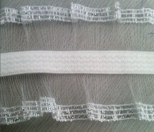 Woven Elastic Webbing for clothing with special sides with waterproof poly bag packing
