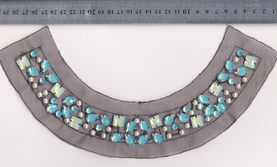 Elegant Beads Trimming Clothes Handmade Beaded Jewelry Crystals Pearl
