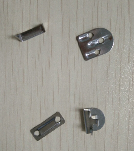 Iron Hook and Eye 4 Parts 3 Prongs Metal Trim 0.5" Garment Accessories