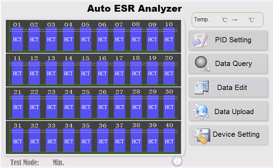 Fully Automated ESR Analyzer with Barcode Reader Max. 80 Samples Hourly
