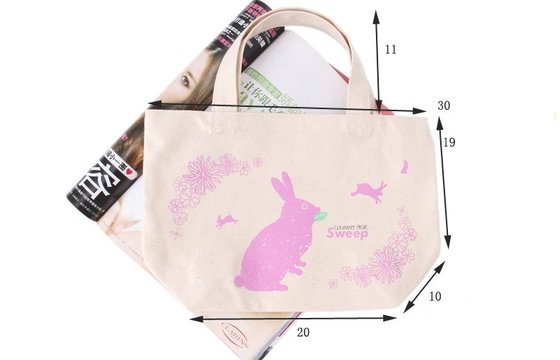 Cute Foldable Pattened Cloth travel Shopping Bag for commercial promotion