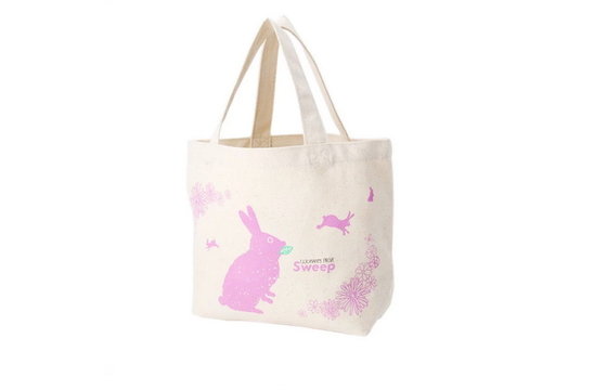Cute Foldable Pattened Cloth travel Shopping Bag for commercial promotion