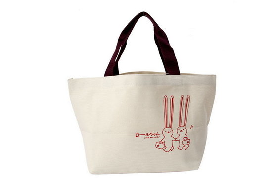 Customized lightweight advertizing Cloth Canvas Shopping Bag for supermarket