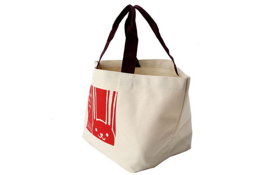 Customized lightweight advertizing Cloth Canvas Shopping Bag for supermarket