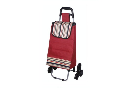 Promotional trolley cart wheeled shopping bags with silk screen printing