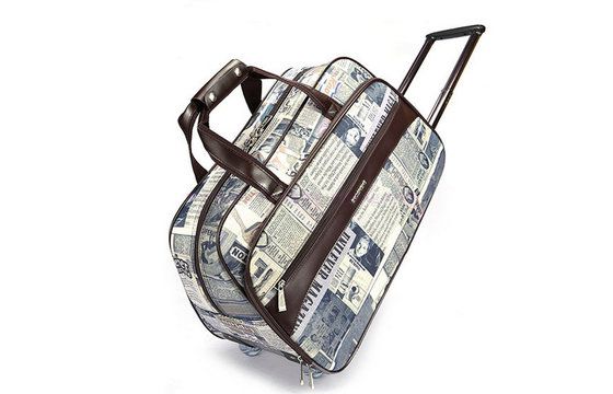 Customized Large internal capacity roller gear bag wheeled duffel