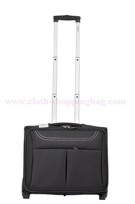 Durable 17 inch 1680D 600D roller gear bag black  , travel luggage sets