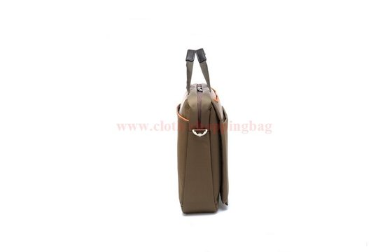 Logo - printing 1680D nylon laptop bags with front and back pockets