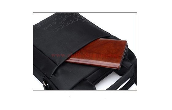 Waterproof nylon laptop shoulder bag for young people