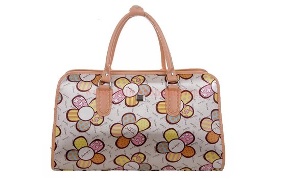 Flower Pattern Cloth Travel Bag
