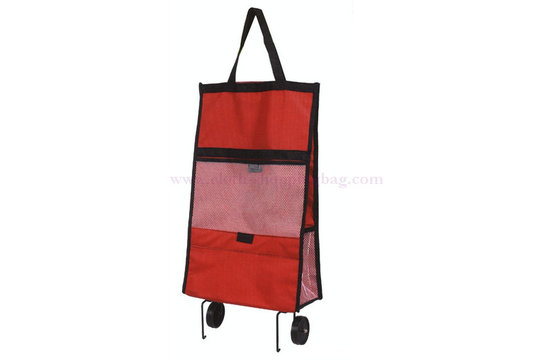Oxford fabric foldable trolley shopping bag shopping bag customized