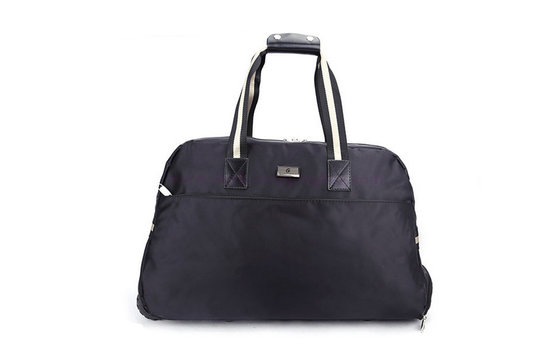 Telescoping handle cloth travel bags travel duffel set with smooth rolling wheels