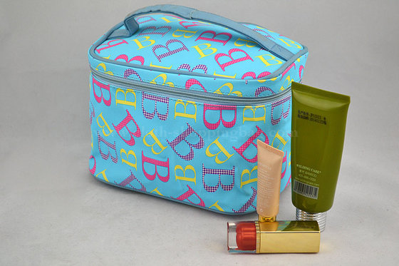 Waterproof oxford fabric travel makeup case for women / ladies
