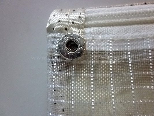 Delicate travel cosmetic handbag with a small mirror inside