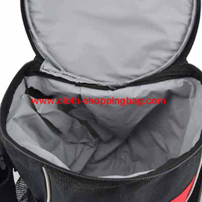 Red durable travel cooler beach bag top lunch box for office