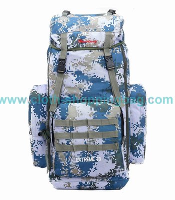 Waterproof nylon material camping gear backpack with adjustable straps