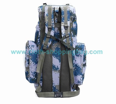 Waterproof nylon material camping gear backpack with adjustable straps