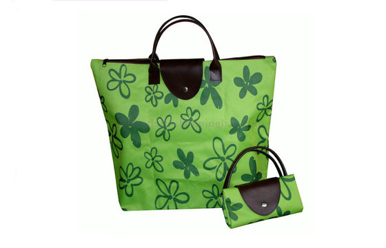 Promotional 600D  foldable shopping bags with custom logo