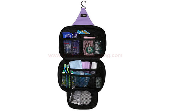Waterproof folding travel storage bag , yellow toiletry travel bag