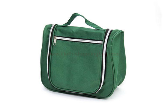 Large capacity foldable travel storage cosmetic bag with handle