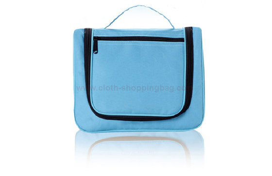 Multi function Sky Blue travel storage hanging bag 600D oxford fabric