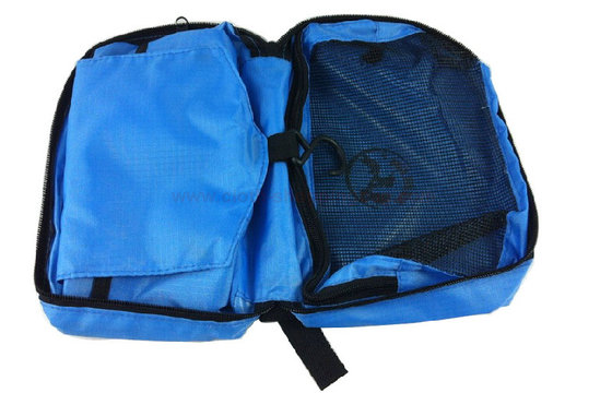 Soft side Foldable travel storage toiletry bag for toiletries