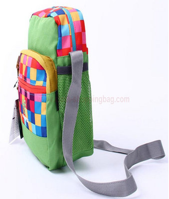 Colourful small Nylon Shoulder bag for girl with logo - printing