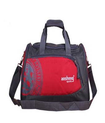Promotional black Nylon shoulder waterproof sports gym bag / Handbag customized