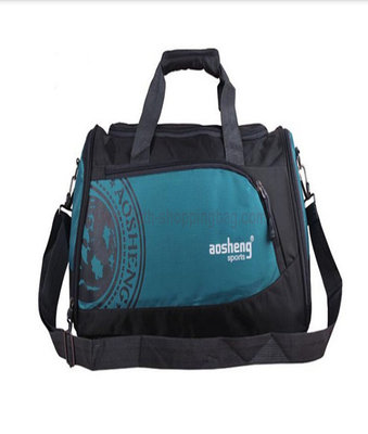 Elegant small nylon shoulder travel bag for women , two front zippered pocket