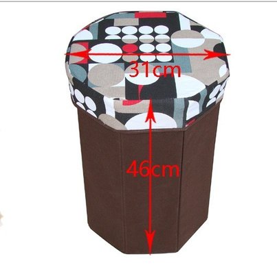 House ware heat printing coloured storage foldable box bag for children