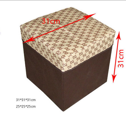 Square octagonal home storage box bag functional chair big size