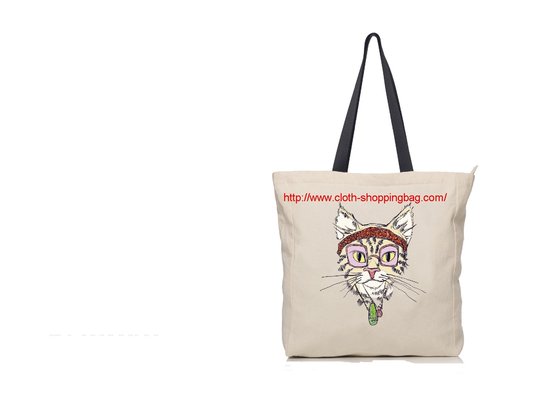 ODM Logo- printed durable lightweight cloth shopping bag for daily shopping
