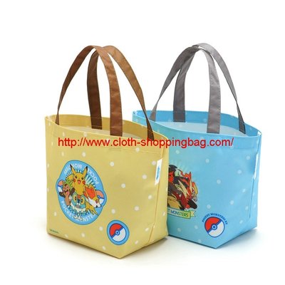 Processing  various 600D oxford monster pattern cloth shopping bag for Halloween