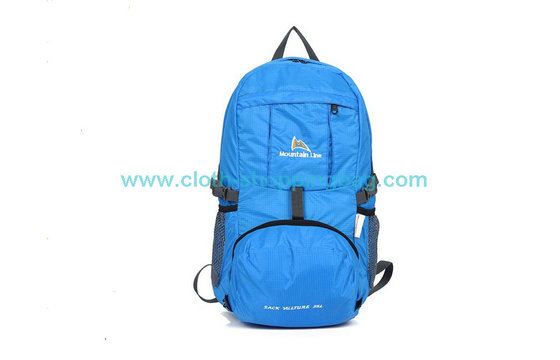 Water resistant blue rock climbing bag for students kids