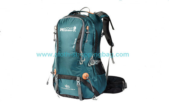 Professional reusable 40L mountaineering bag for hiking camping green