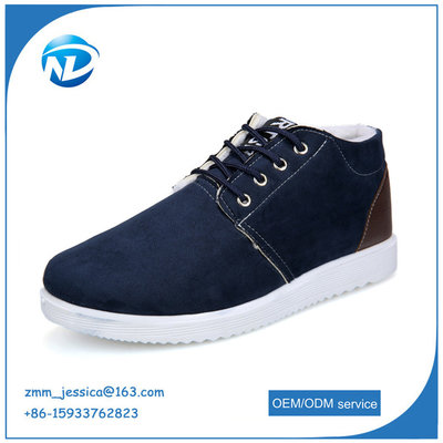 Lace-up Suede Shoes PVC Outsole Winter Shoes For Men Good Quality Factory Price Men Shoes supplier