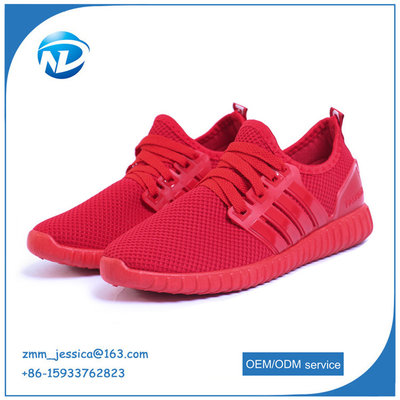 Light Weight Sports Shoes Lace-up Mesh Fabric Shoes For Ladies supplier