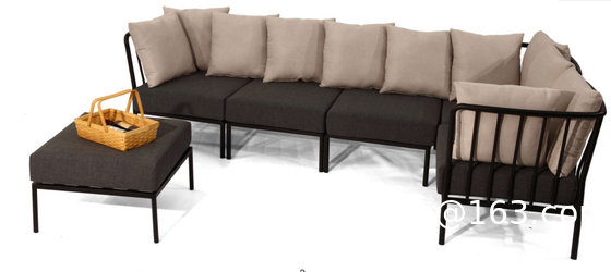 Outdoor & Indoor Powder Coating Aluminum Sofa Set Color can choose by Clover Lifestyle
