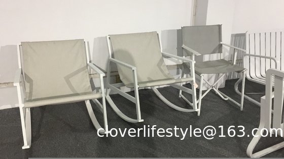 Rocking Chair with Aluminum frame + Textilene By Clover Lifestyle