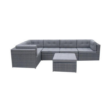 Wicker Lounge Sofa with Aluminum Frame, Customized Sizes and Designs Welcomed  By Clover Lifestyle