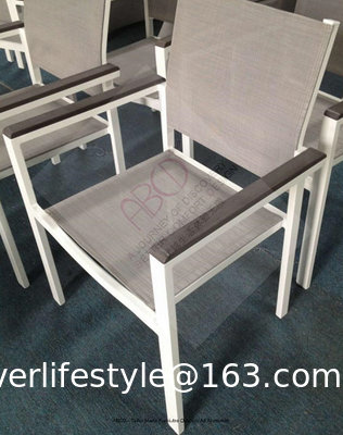 Textilene Chair with Aluminum Frame by Clover Lifestyle