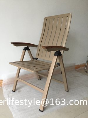 Folding chair with powder coating aluminum frame + Textilene by Clover Lifestyle