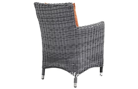 Flat wicker dining chair for Hotel, Garden and Beach by Clover Lifestyle China Outdoor Furniture