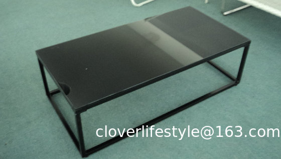 Glass aluminum coffee table for Hotel, Garden and Beach by Clover Lifestyle Outdoor Furniture Sofa Set